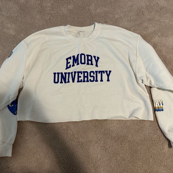 Tops | Emory University Cropped Sweatshirt | Poshmark
